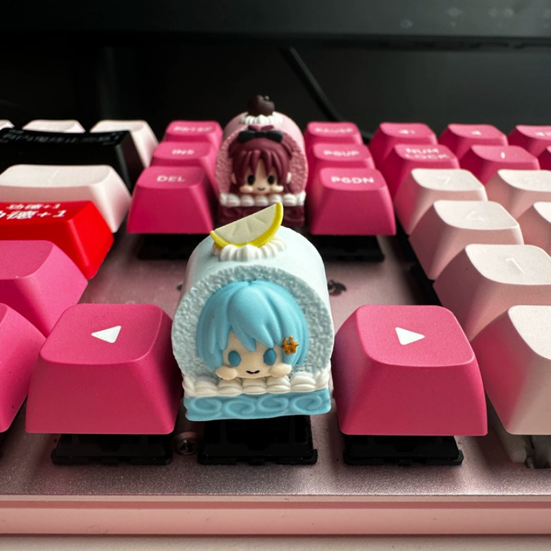 Nitroplus Books Keycap Cute Cartoon MX Switch Mechanical Keyboard ...