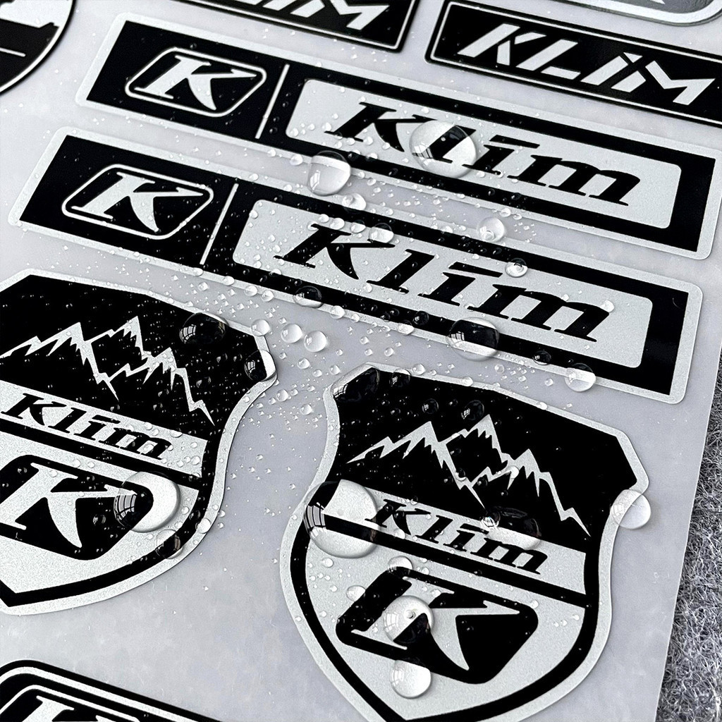 BMW R1200GS Trunk Sticke KLIM Tailbox Helmet Decoration 40th ...