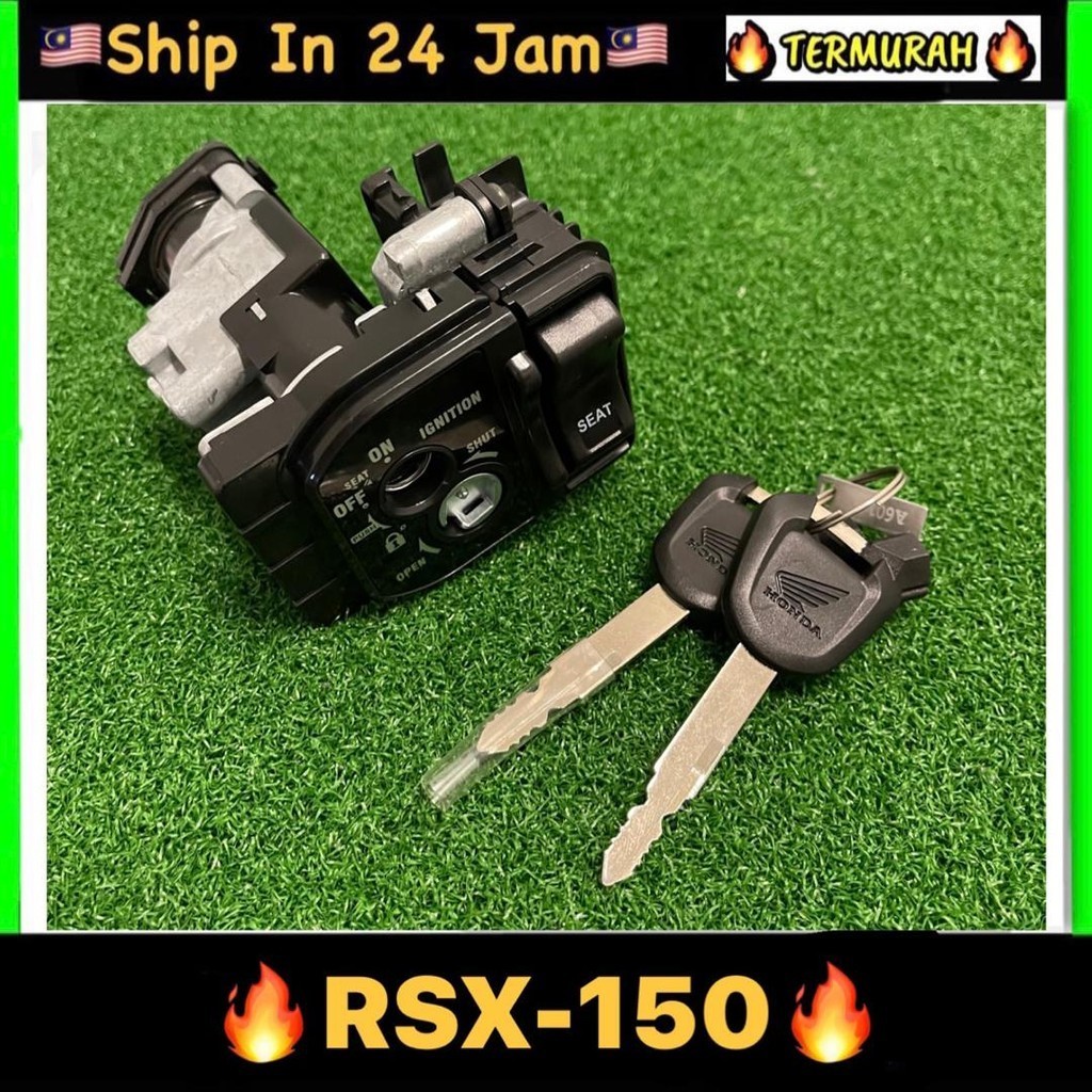 Main Switch Set Honda RSX150 RSX High Quality Main Switch Key Set Kunci ...