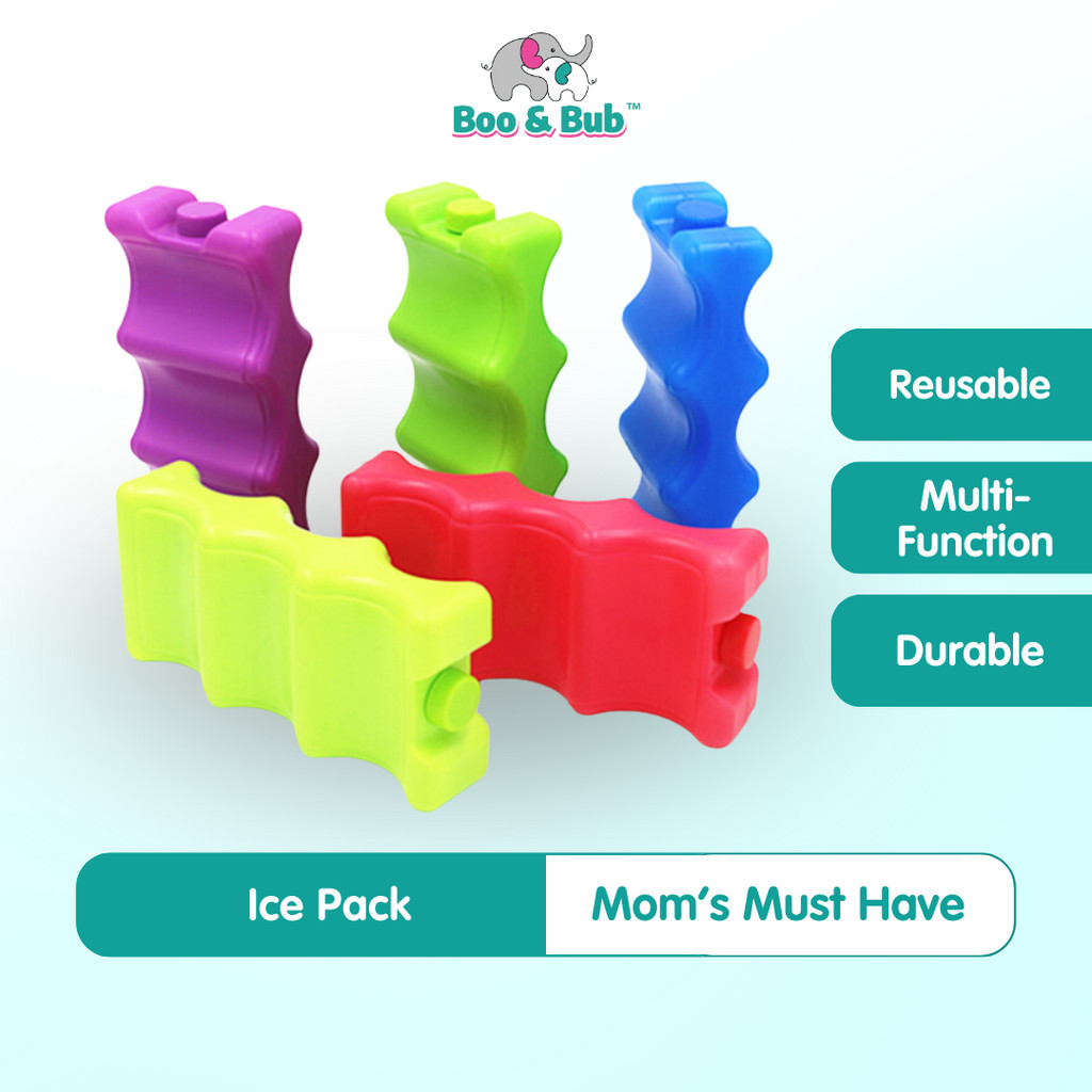 Boo&Bub Reusable Ice Pack Cooler | Water Box Lunch Boxes Breast Milk ...