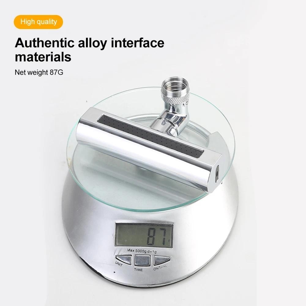 4 in 1 Swivel Waterfall Kitchen Faucet Thread Anti-Splash Device Rotary ...