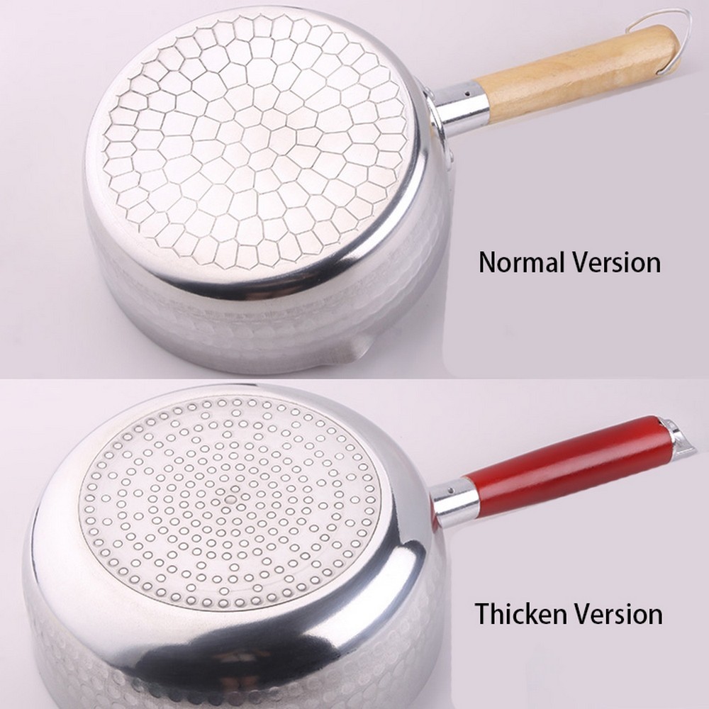 ZPLUS Japanese Aluminium Saucepan Snow Pan Non Stick Induction Sauce ...