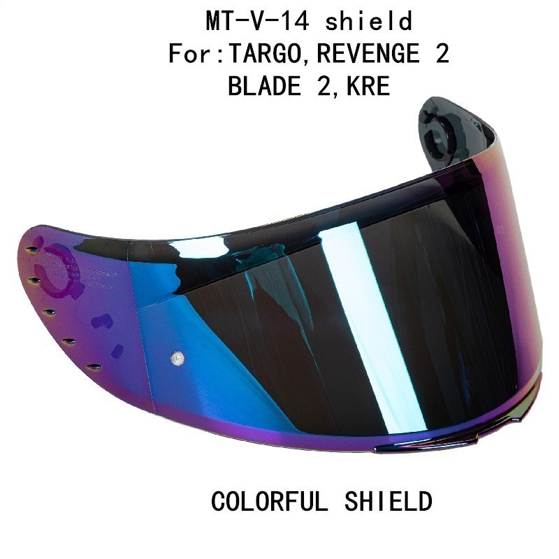MT-V-14 helmet shield for MT motorcycle helmet only for model RAPID ...