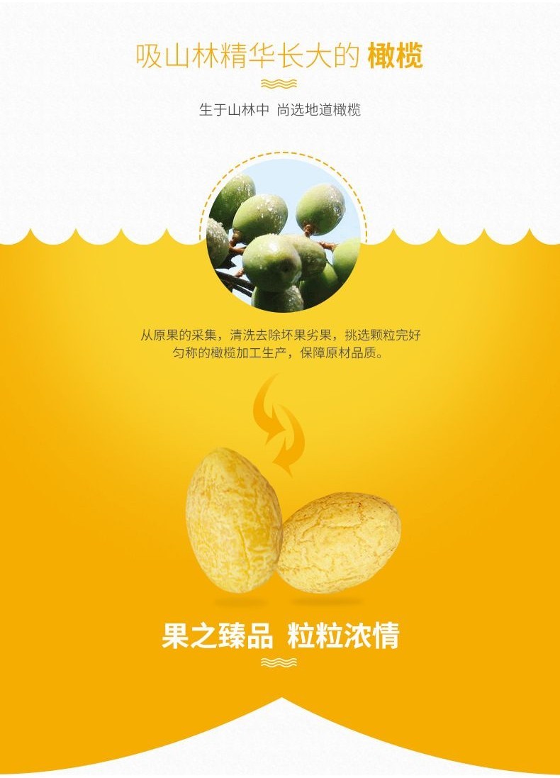 ZEJUN Sweet Dried Olives 218g Chaoshan Specialty Preserved Fruit Salted ...