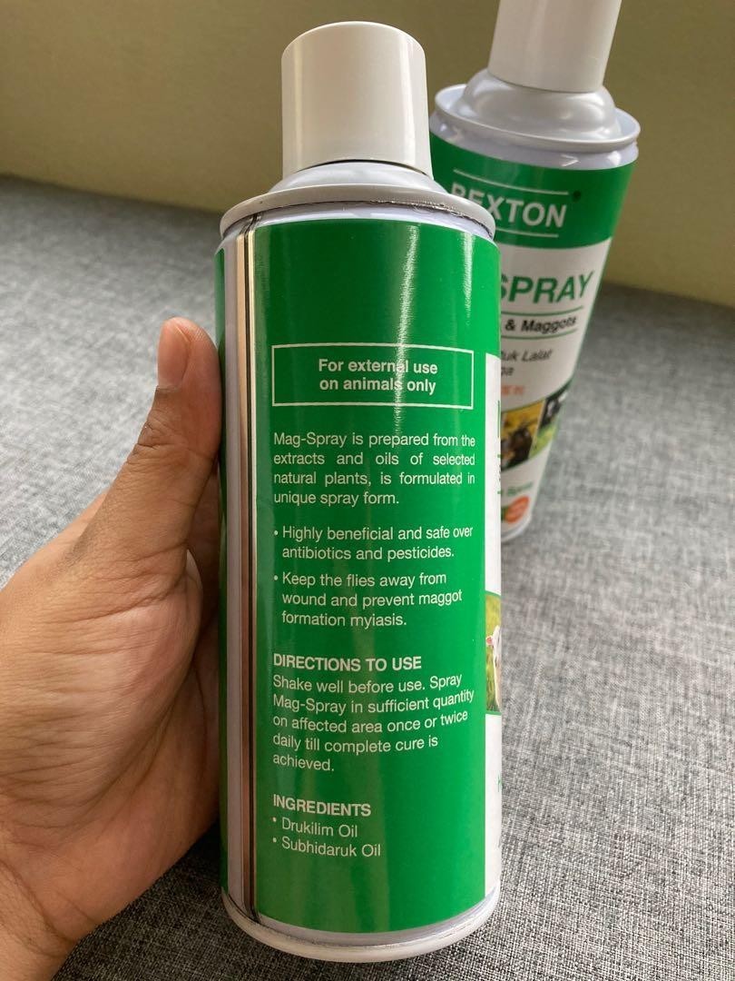 BEXTON MAG SPRAY 400ML wound spray flies maggots luka nanah infection ...