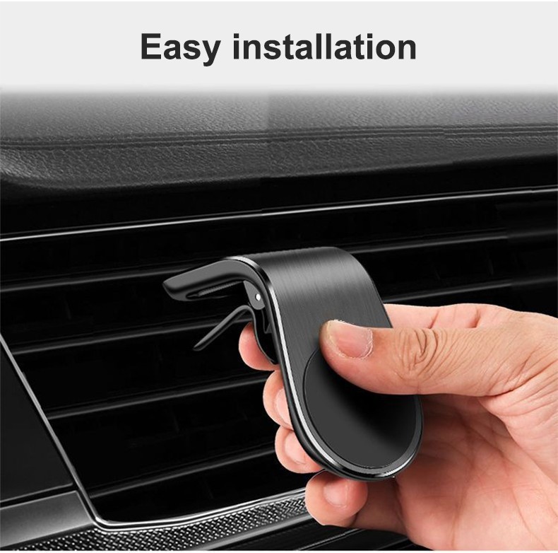 Car Magnetic Phone Holder Air Vent Clip Mount Rotation For Mercedes ...