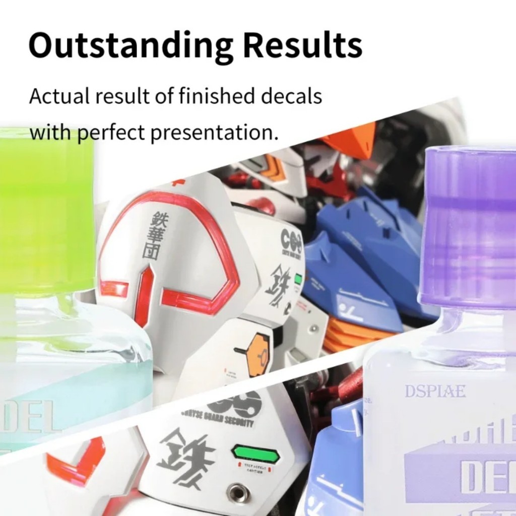 DSPIAE ETC-03/04 Decals Softener Glue Adhesive Assembly 40ML Model ...