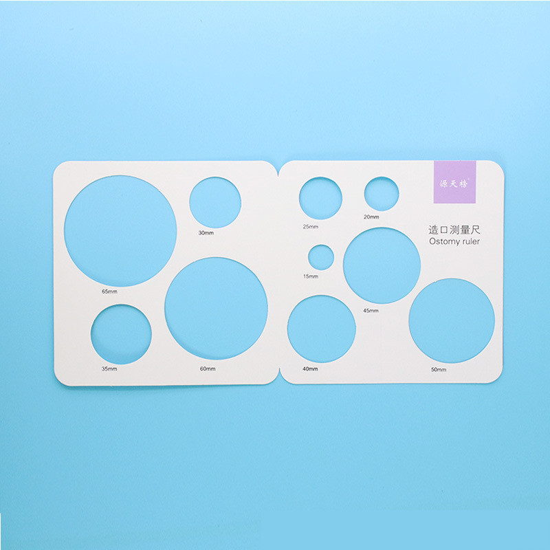 2-Piece Ostomy Bag Chassis with Flat Rubber Disc Ideal for Colostomy ...