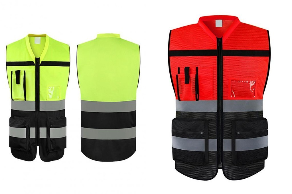 Atl| Pen Holder Reflective Vest Pockets Reflective Vest High-visibility ...