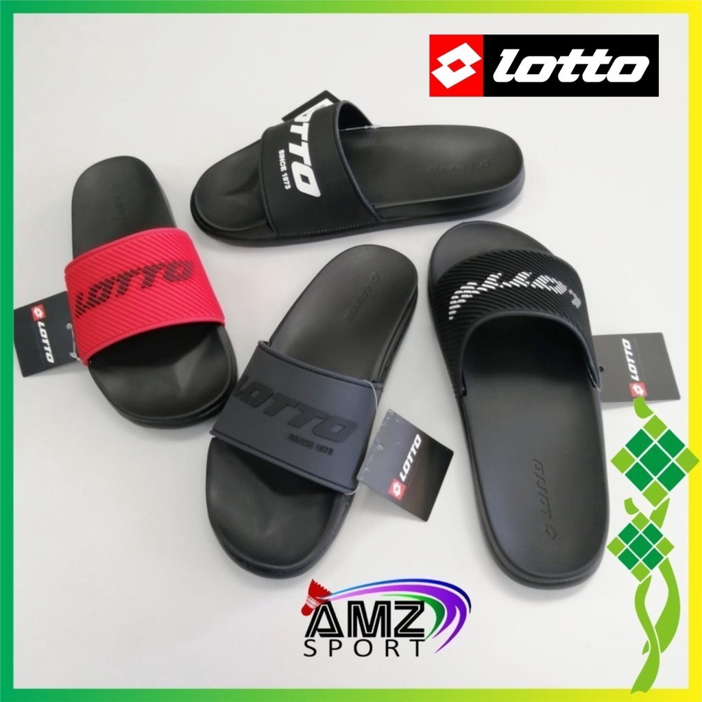 LOTTO NASA / REME Unisex Slides Latex Sandals | Shopee Malaysia