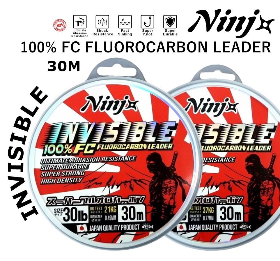 NINJA INVISIBLE 100% FC LEADER 30M | Shopee Malaysia