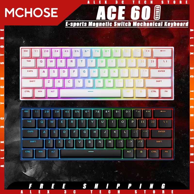 MCHOSE Ace60 Pro Ace68 Pro Nical Keyboard Magnetic Switch Hot Swap E ...