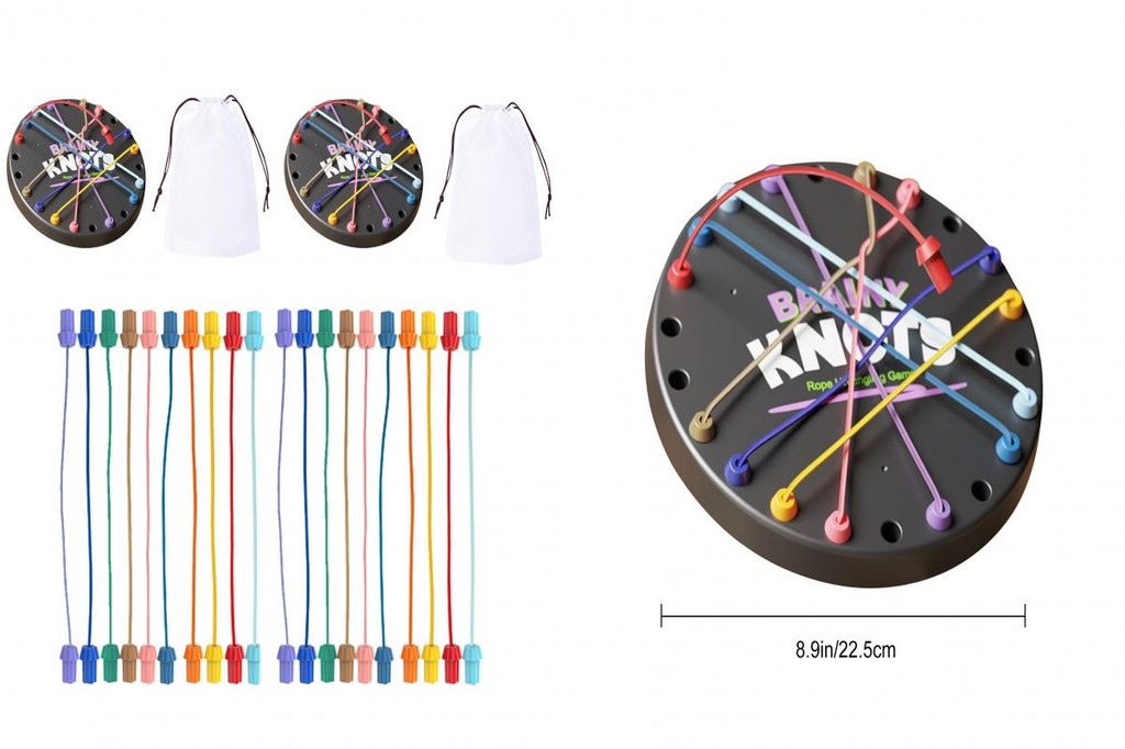 Colorful Rope Untangling Game Kids Rope Untangling Game Knots Rope ...