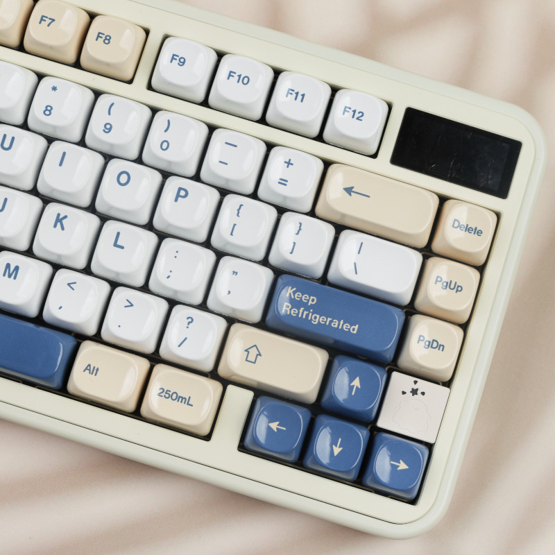 Soymilk Keycaps Imitation Ceramic Keycaps MOA Profile DYE-SUB Smooth ...