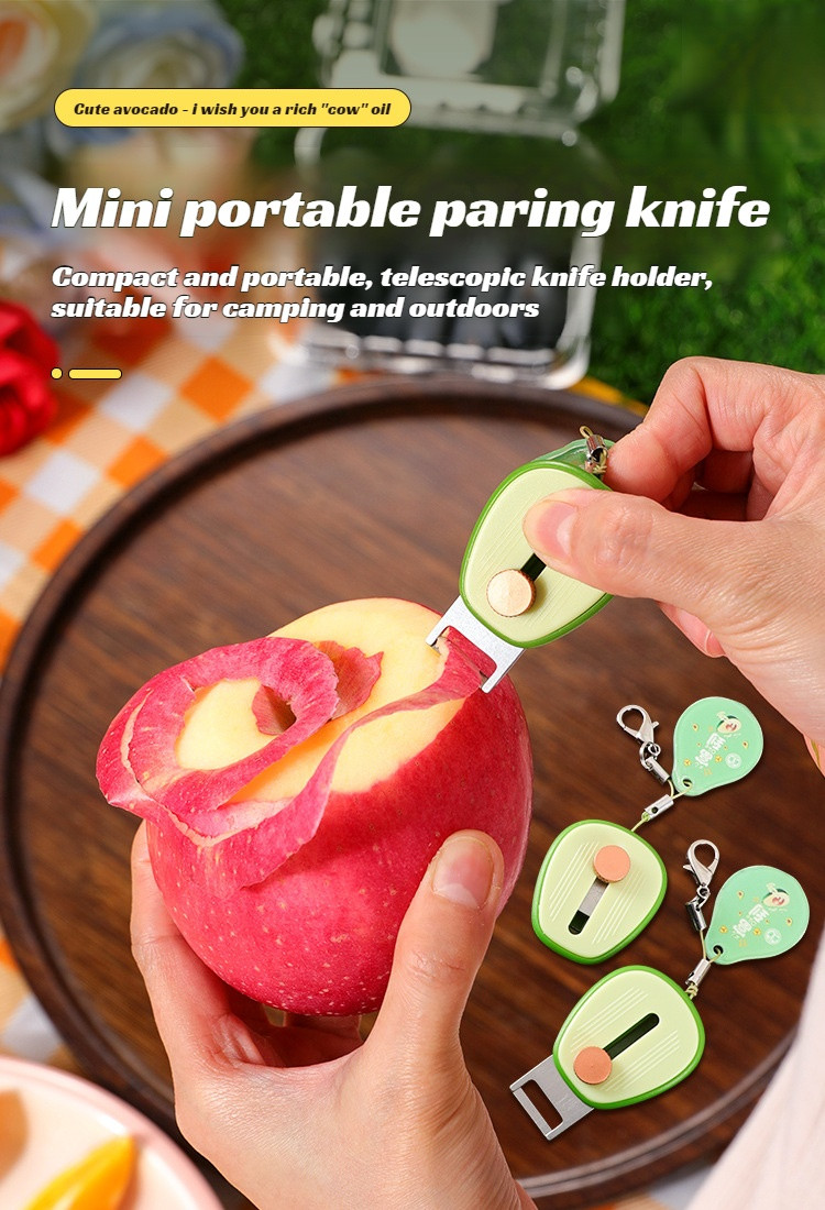 Fashionable and beautiful colors Peeler Mini Paring Knife Durable Sharp ...