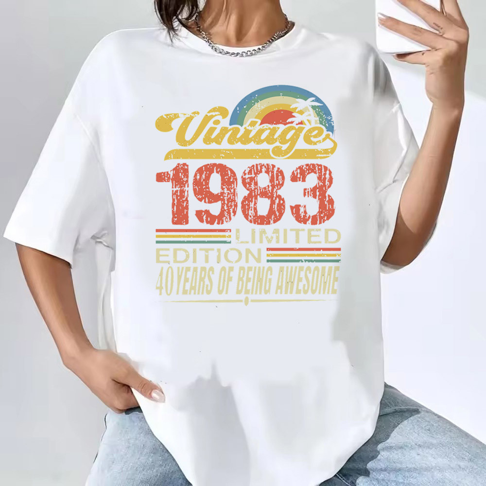 40 Ans 40th Years Birthday 1983 top tees teen University aesthetic ...