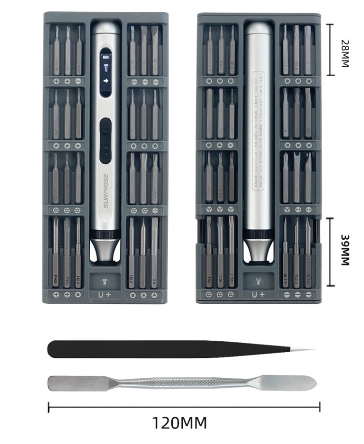 Precision Electric Screwdriver Set Silent and Durable Type-C Fast ...