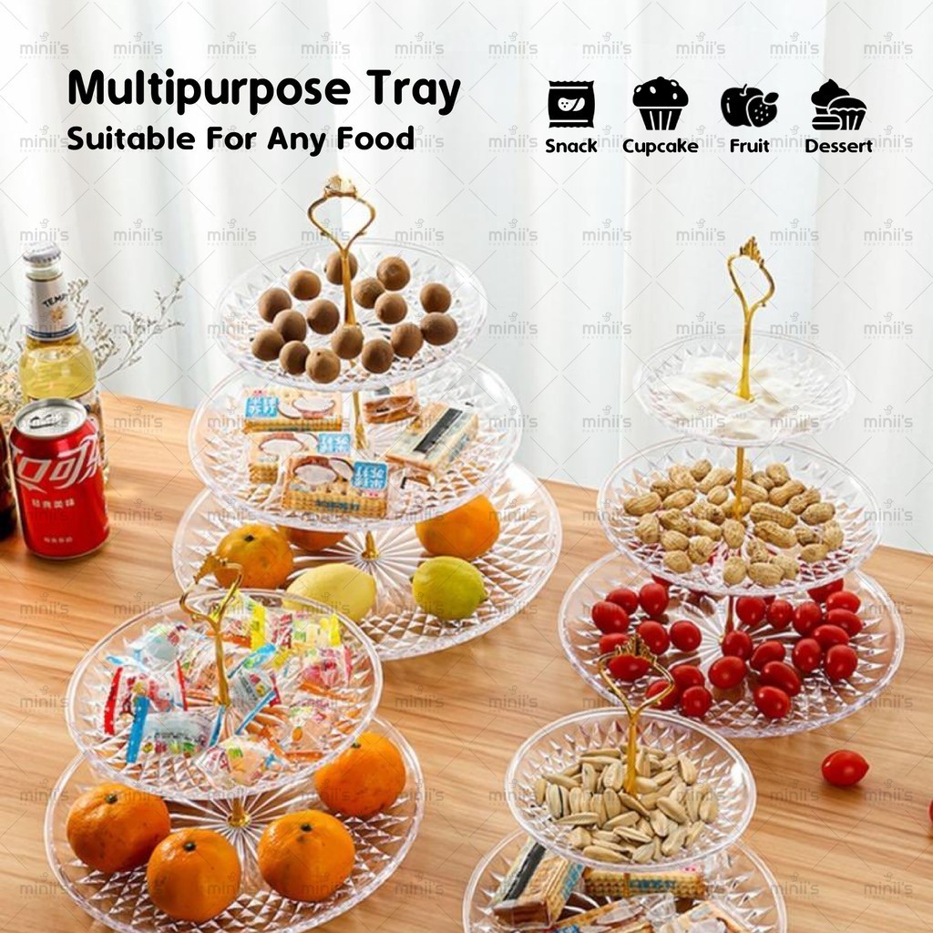 MINIIS Cake Stand Dessert Stand Cupcake Stand High Tea Stand 3 Tier ...