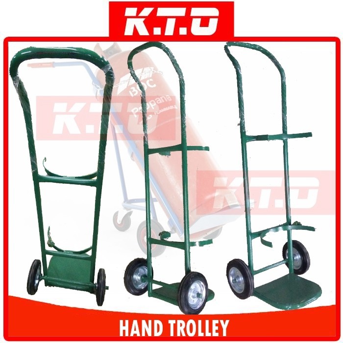 Heavy Duty Single Cylinder Gas 1300mm X 300mm Hand Trolley With 8 ...