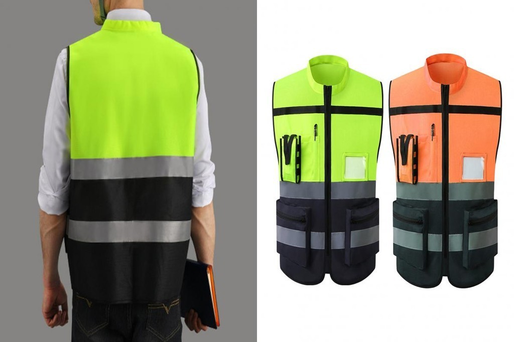 [Re] Reflective Vest with Tool Pockets Reflective Vest with Bright ...