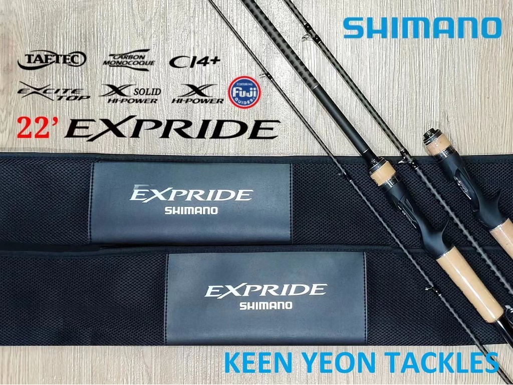 2022' SHIMANO EXPRIDE BAITCASTING FISHING ROD | Shopee Malaysia