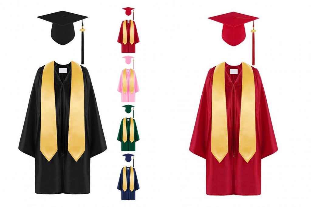 Tops* Kids Graduation Keepsake Children Graduation Gown Set Kids ...