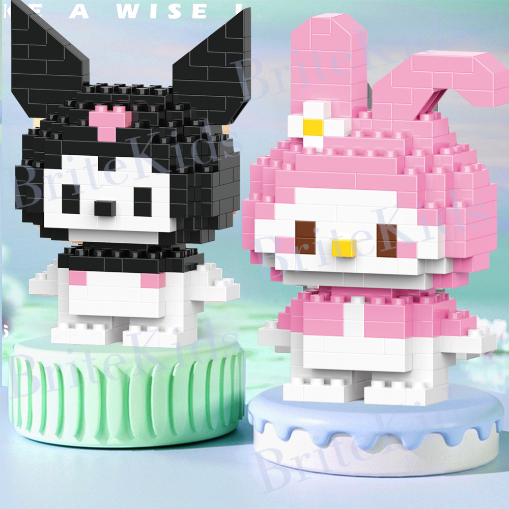 DIY Kuromi Building Block Sanrio Lotso Winnie Cute Cartoon Nano Block ...