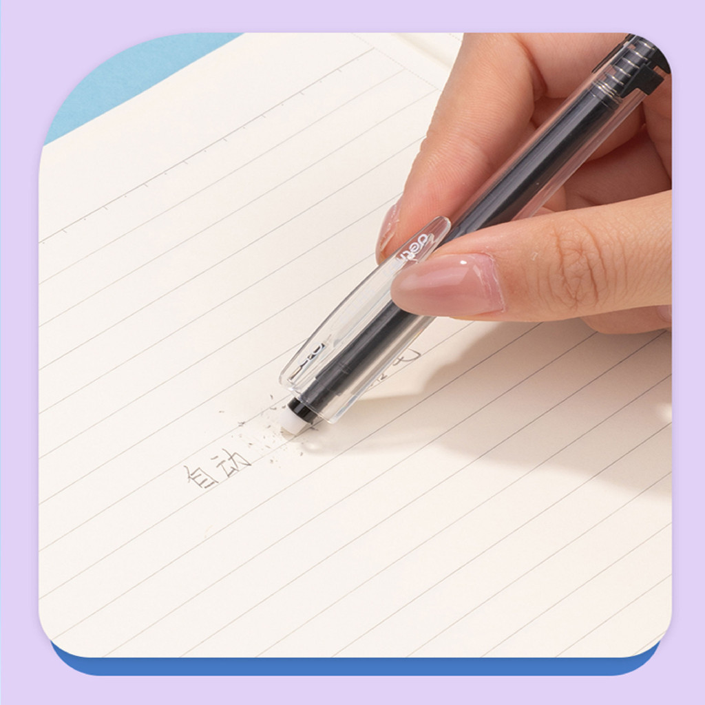 Deli Mechanical Pencil Fully Automatic Release Lead Pensel Tekan Picit ...