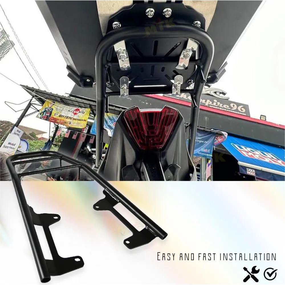 PSLER For Yamaha MT07 MT 07 Rack Rear Luggage Tail Rack Top Box Frame ...