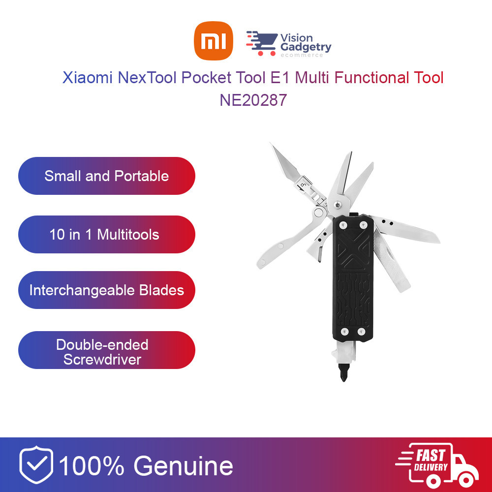 Nextool Pocket Tool E1 Multi Functional Tool Carving Knife Camping ...