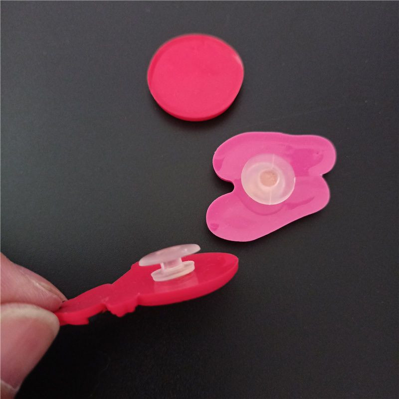 10pcs White Plastic design Buttons Transparent Shoe Buckle jibits ...