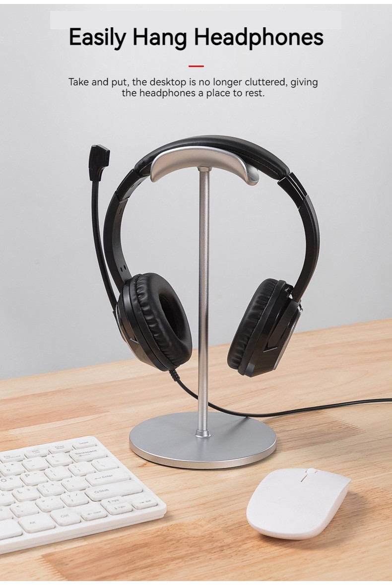 Metal headphone stand desktop headphone stand detachable headphone ...