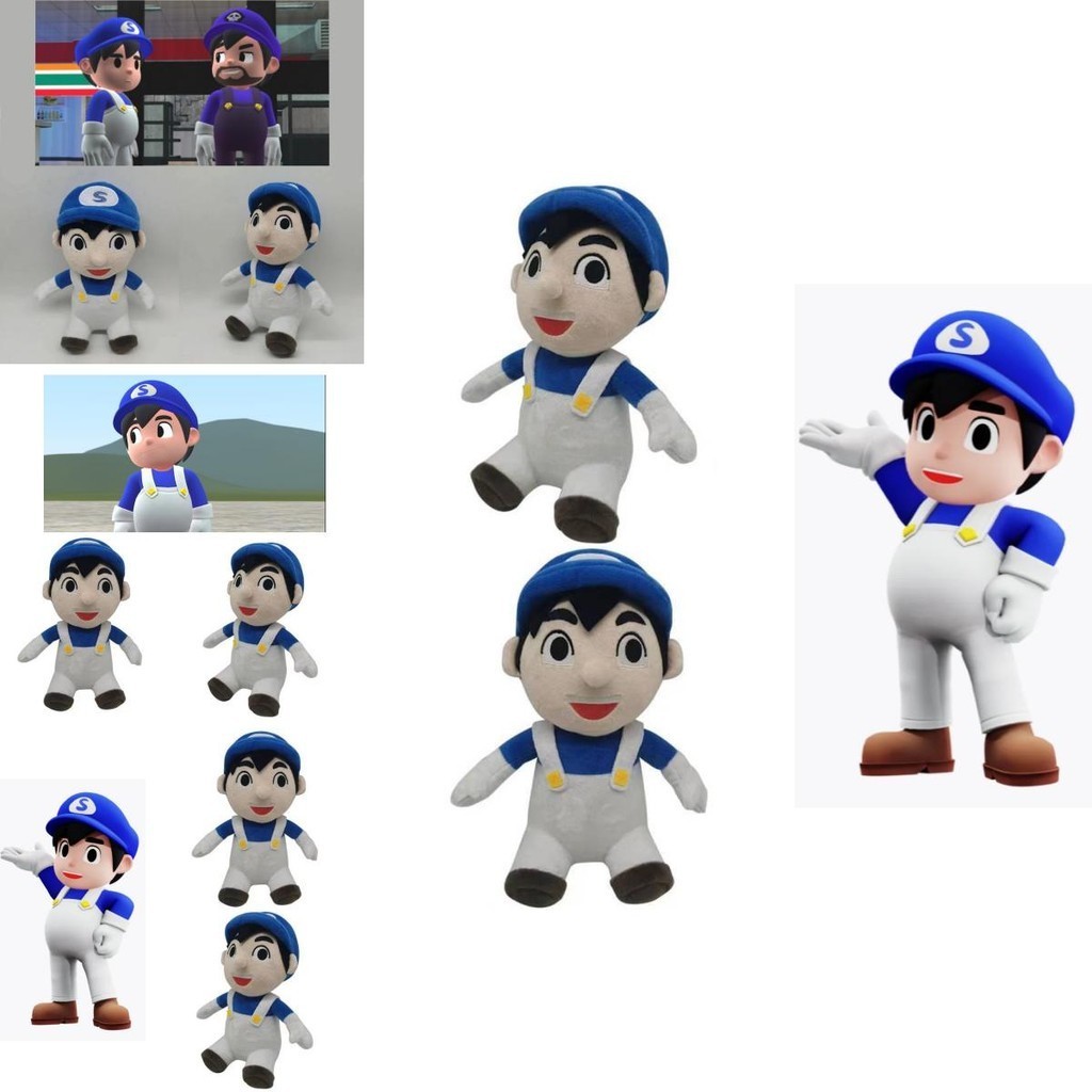 Mario SMG4 Super Gaming Plush Handmade And Detailed Perfectly | Shopee ...