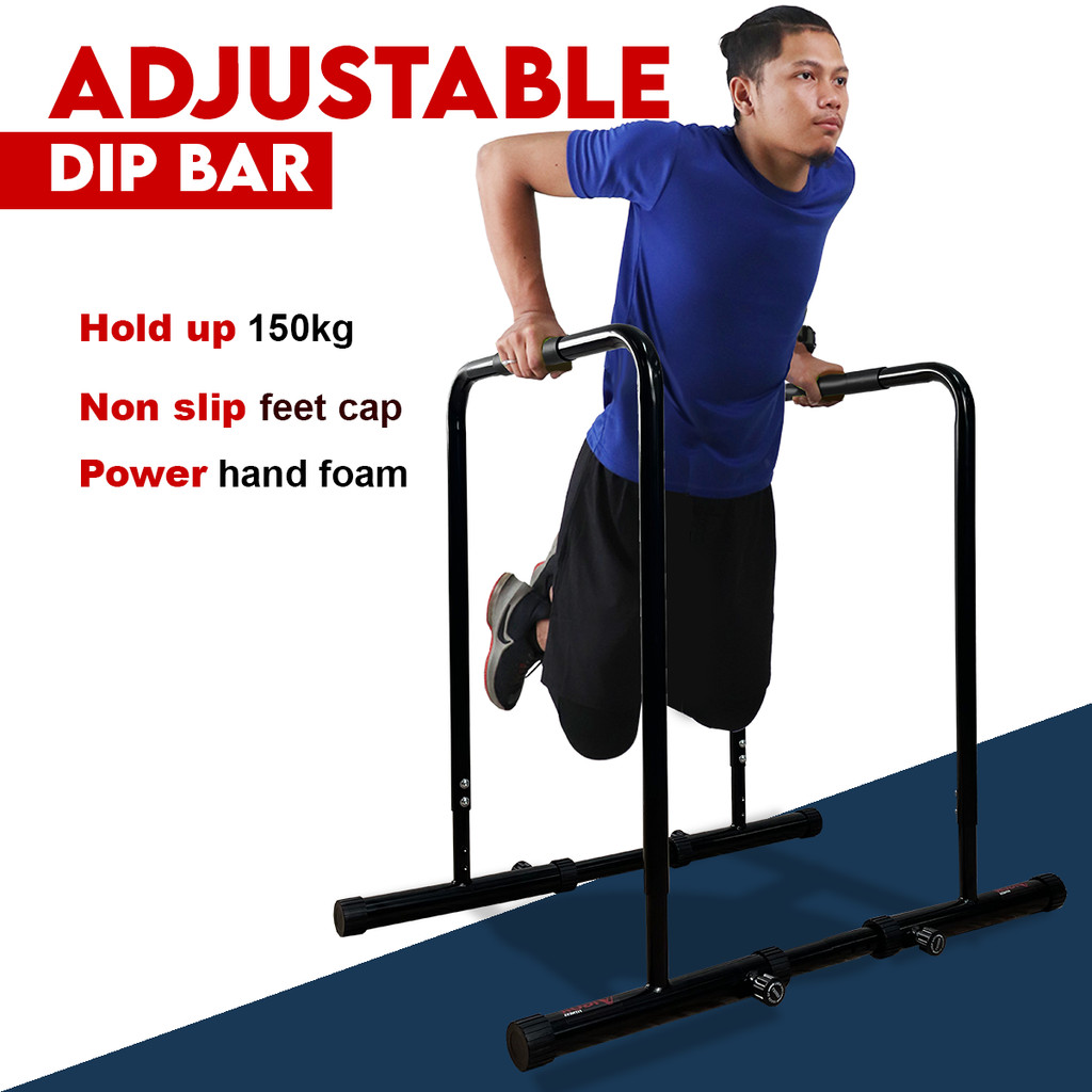 Vigor Fitness Adjustable Width Crossfit Dip Bar / Bar Dipping Crossfit ...