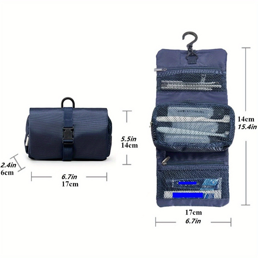 Foldable Toiletries Bag Wash Bag Portable Travel Toiletries Bag with ...
