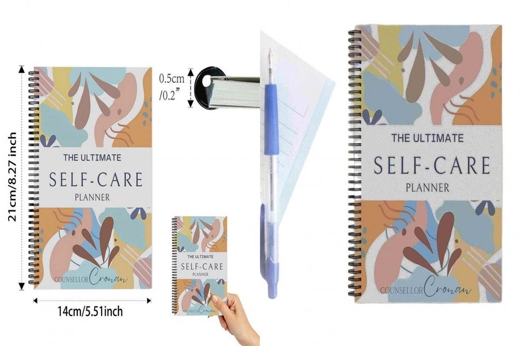 Self-care Planner Mindful Daily Reflection Planner for Mental Health ...