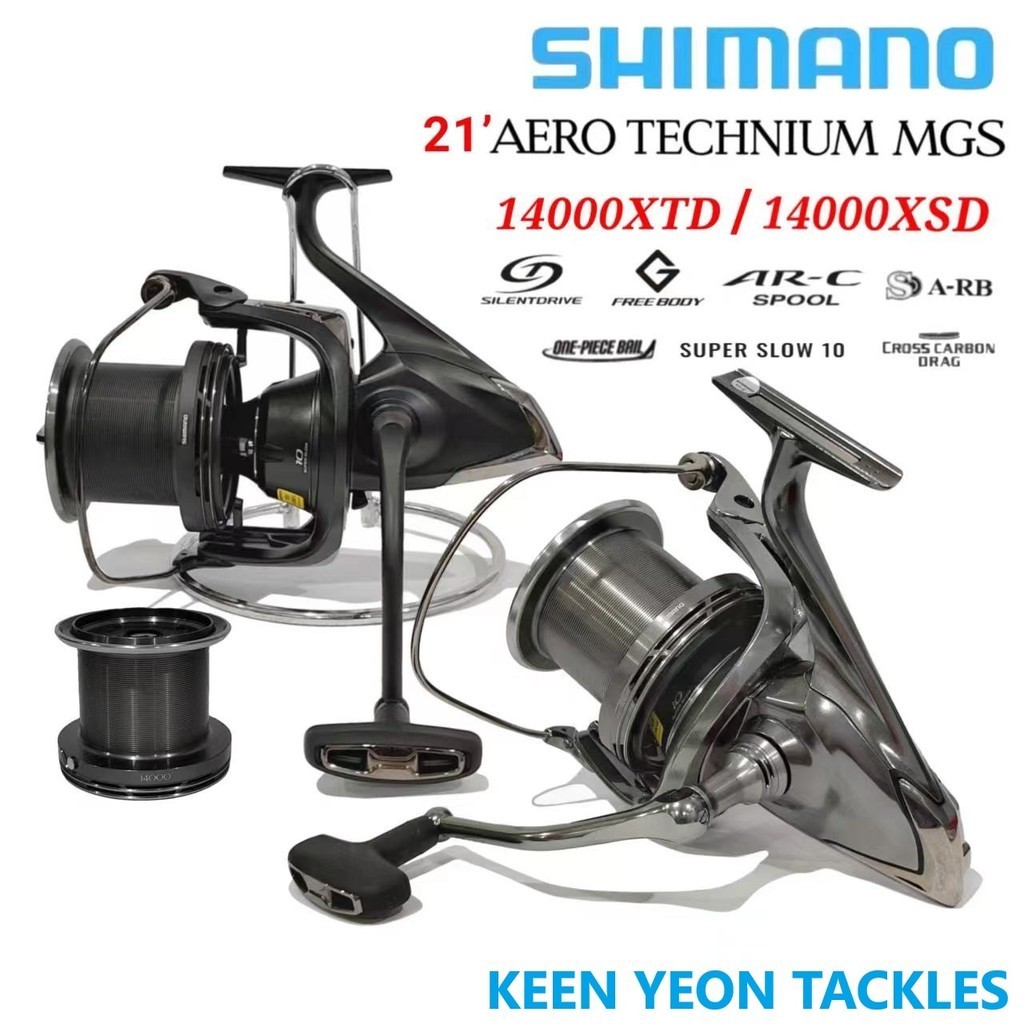 SHIMANO 2021' AERO TECHNIUM MGS 14000XSD/ 14000XTD SURF REEL ( SPINNING ) | Shopee Malaysia