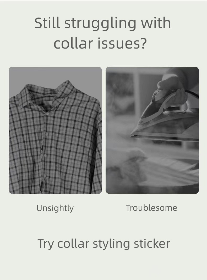 10 Pcs Collar Fixed Sticker Presentation Office Polo Shirt Blouse ...