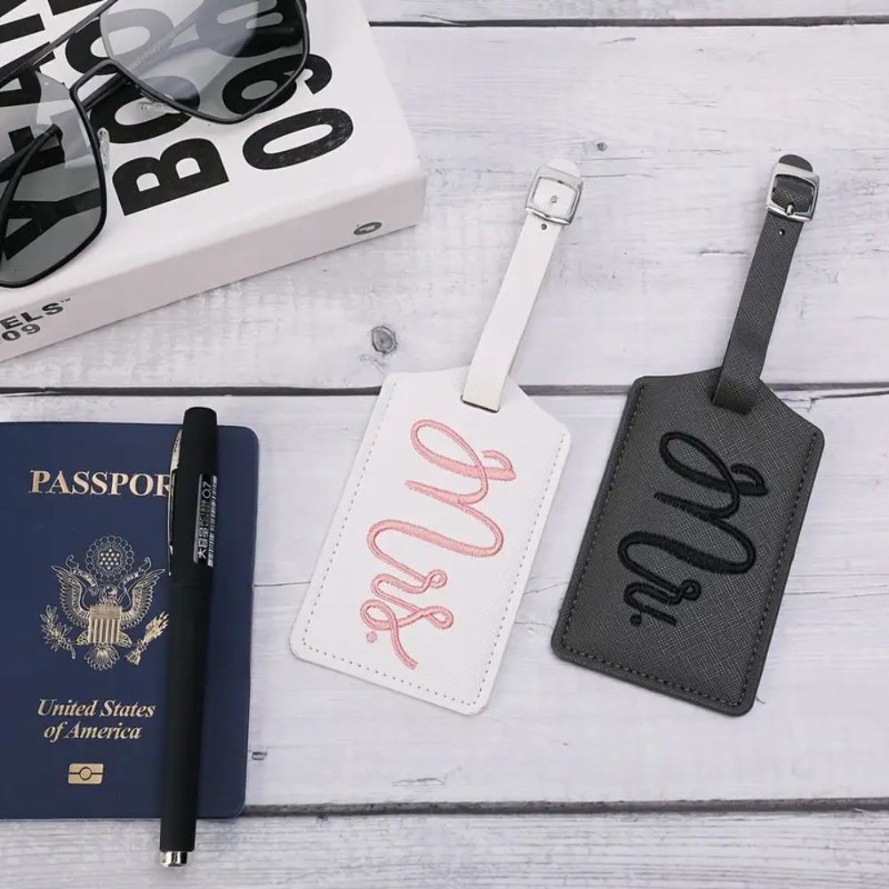 Mr. And Mrs. Luggage Tags Honeymoon Wedding Bridal Shower Gift Cute ...