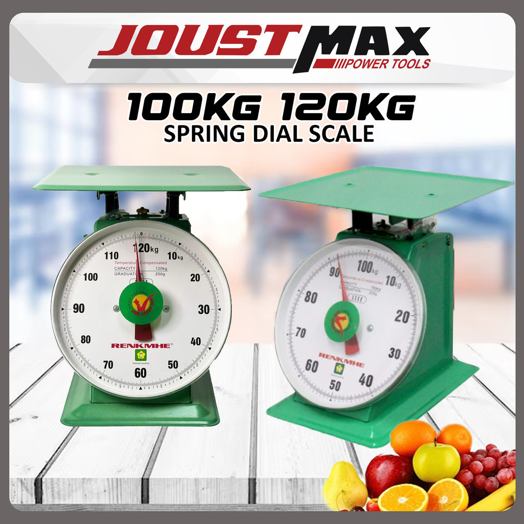 100Kg 120Kg RENKMHE DIAL SPRING SCALE Mechanical Compression Spring ...