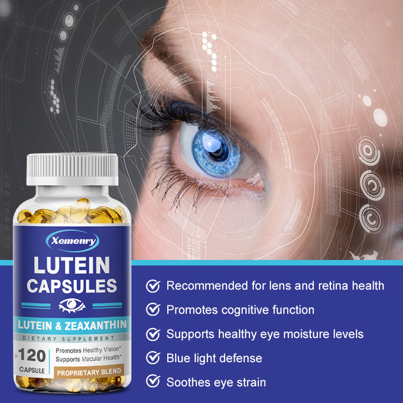 Lutein Supplement - With Zeaxanthin - Supports eye health, visual ...