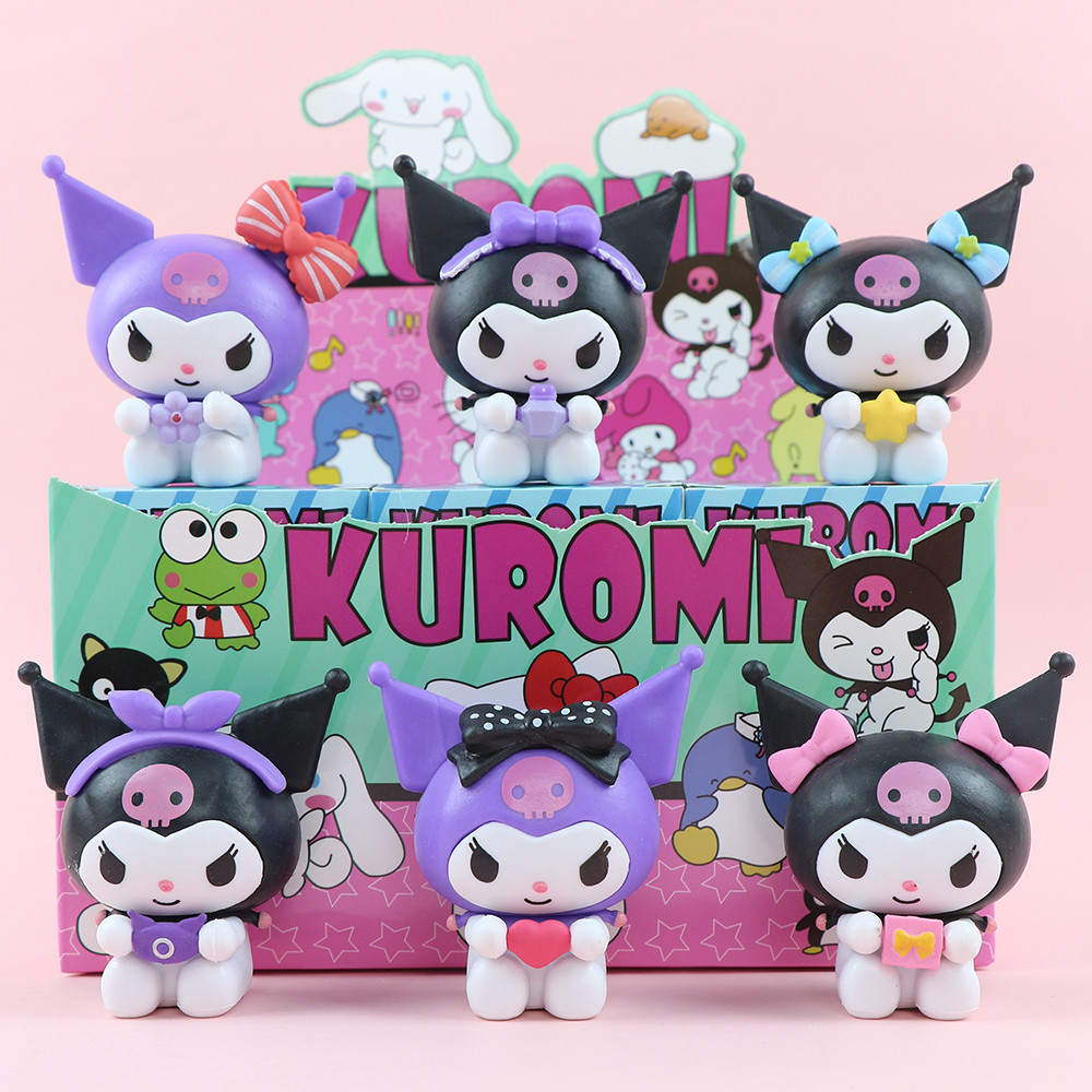 Sanrio Kuromi Blind Box Beckoning Series Action Figure Dolls Anime ...