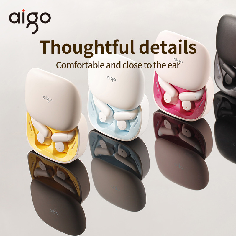 New Aigo TWS Bluetooth Earphone 13mm Dynamics Sport Wireless Stereo Earbuds Noise Reduction In ...