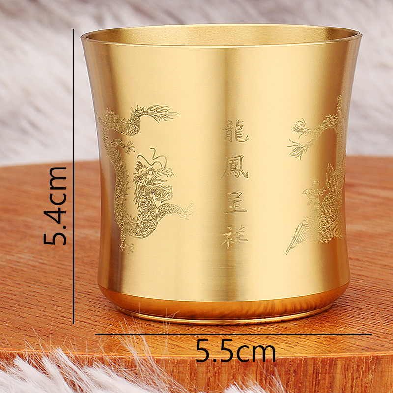 Brass Baifu Cylinder To Attract Wealth Feng Shui Brass Rice Tank Baifu ...