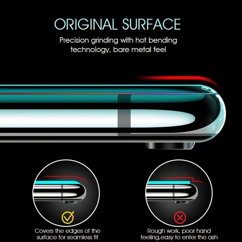 1Pcs White/Black Screen Protector Tempered Glass for iPhone 6 7 8 Plus ...
