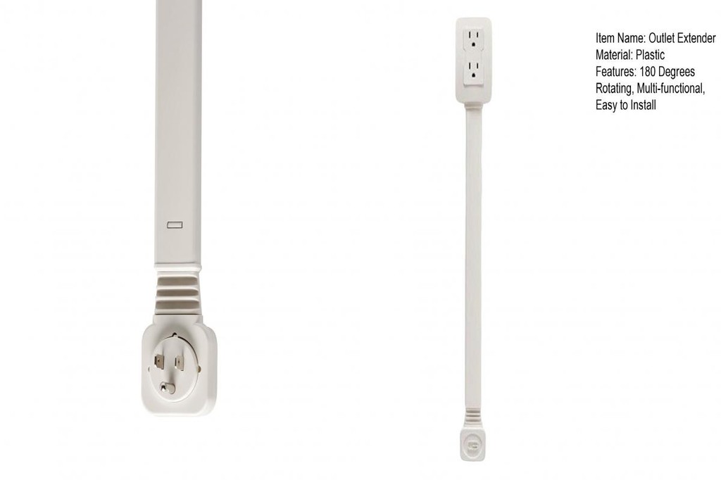 SN Wall Outlet Expander Adjustable Outlet Extender Usb Outlet Extender ...