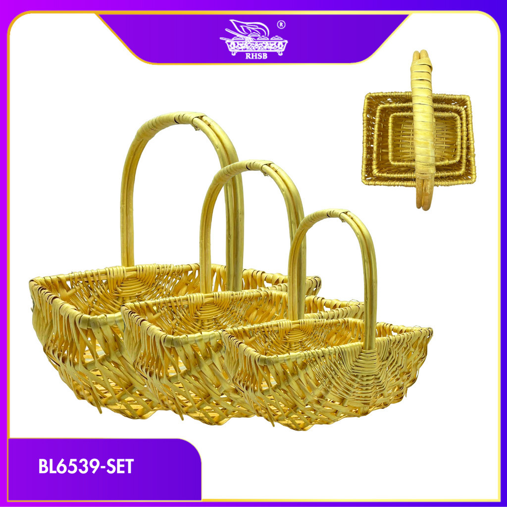 PROMOSI BASKET RATTAN / BAKUL HAMPER / BAKUL BUAH / BASKET / RAGA ...