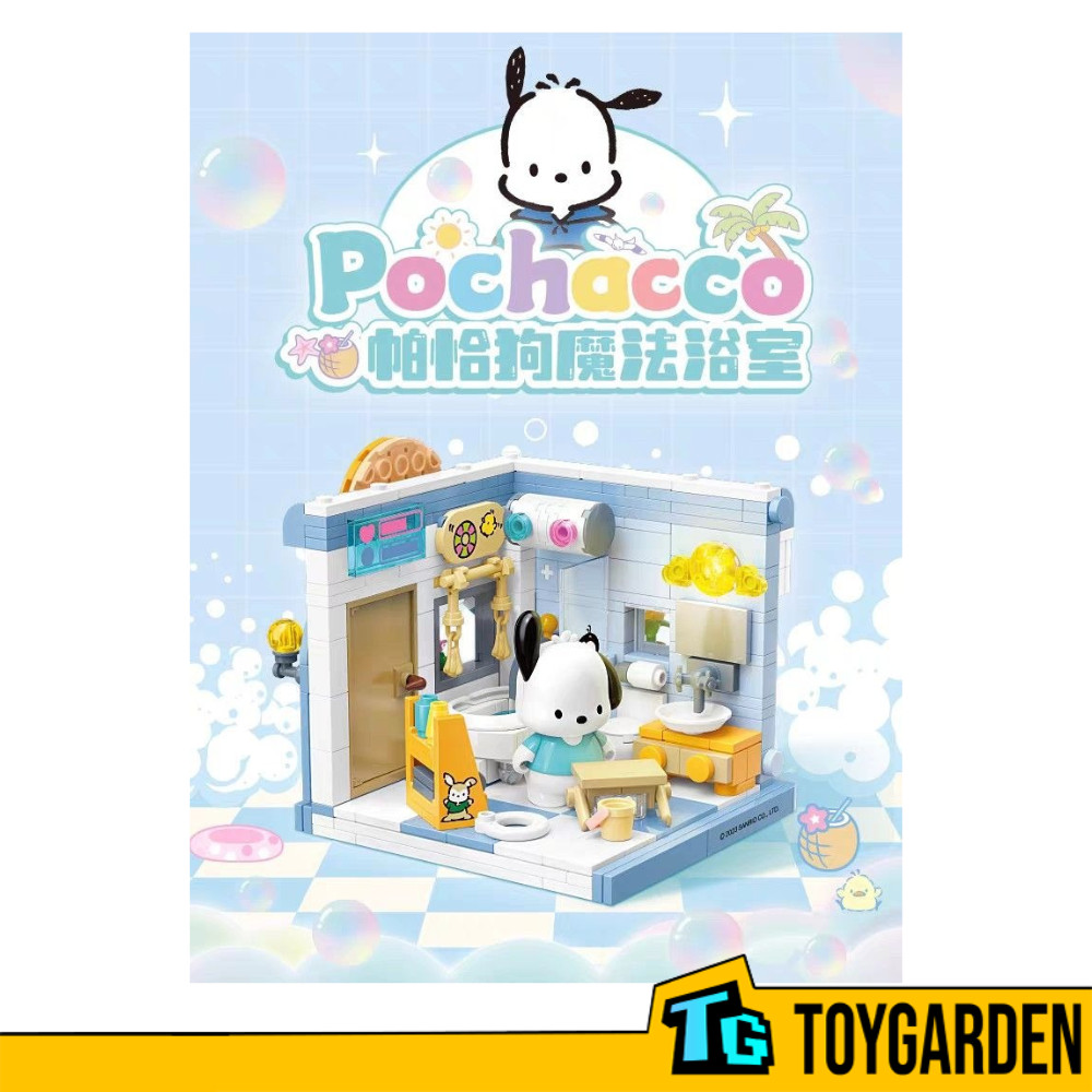 Top Toy Sanrio Characters Pochacco Magic Bath Room | Shopee Malaysia