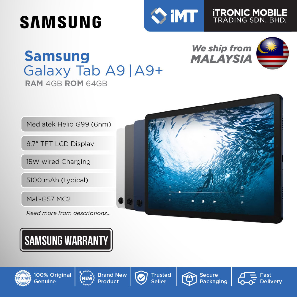 Samsung Galaxy Tab A9 Series Tablet | Mediatek Helio G99 | 8.7" TFT LCD ...