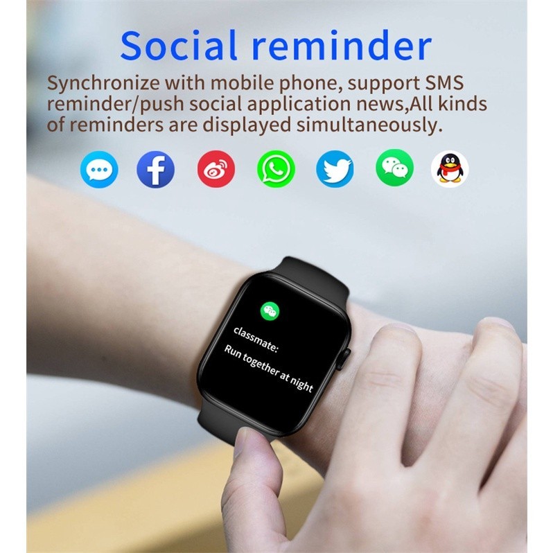 Smart Watch i8 Pro Max Series 8 with 6 Styles of Watch Menus Bluetooth ...